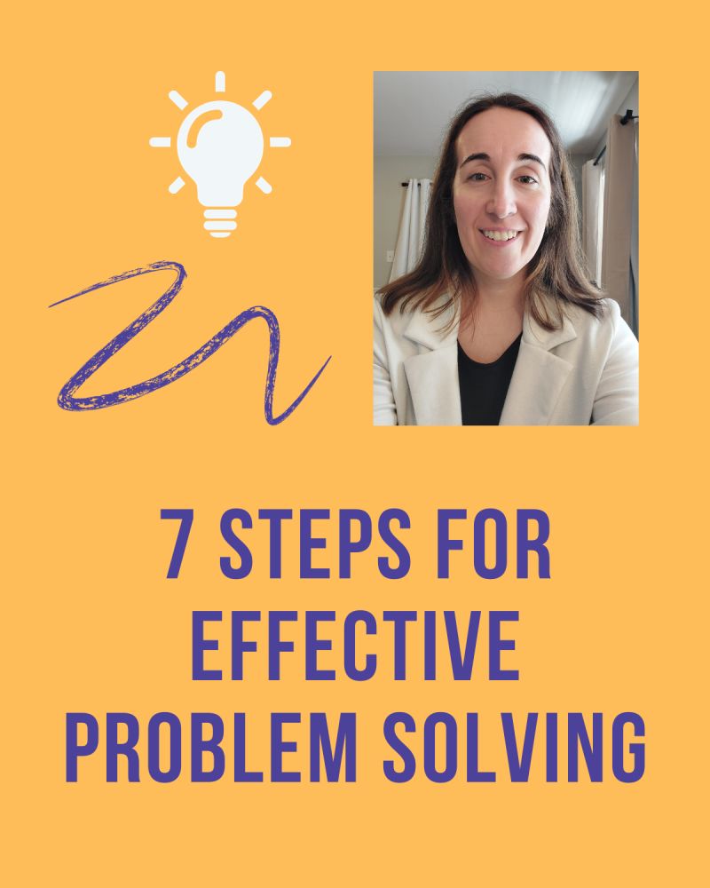 7 Steps for Effective Problem Solving - 10/3/2023 - Kimberly Renee Knowles